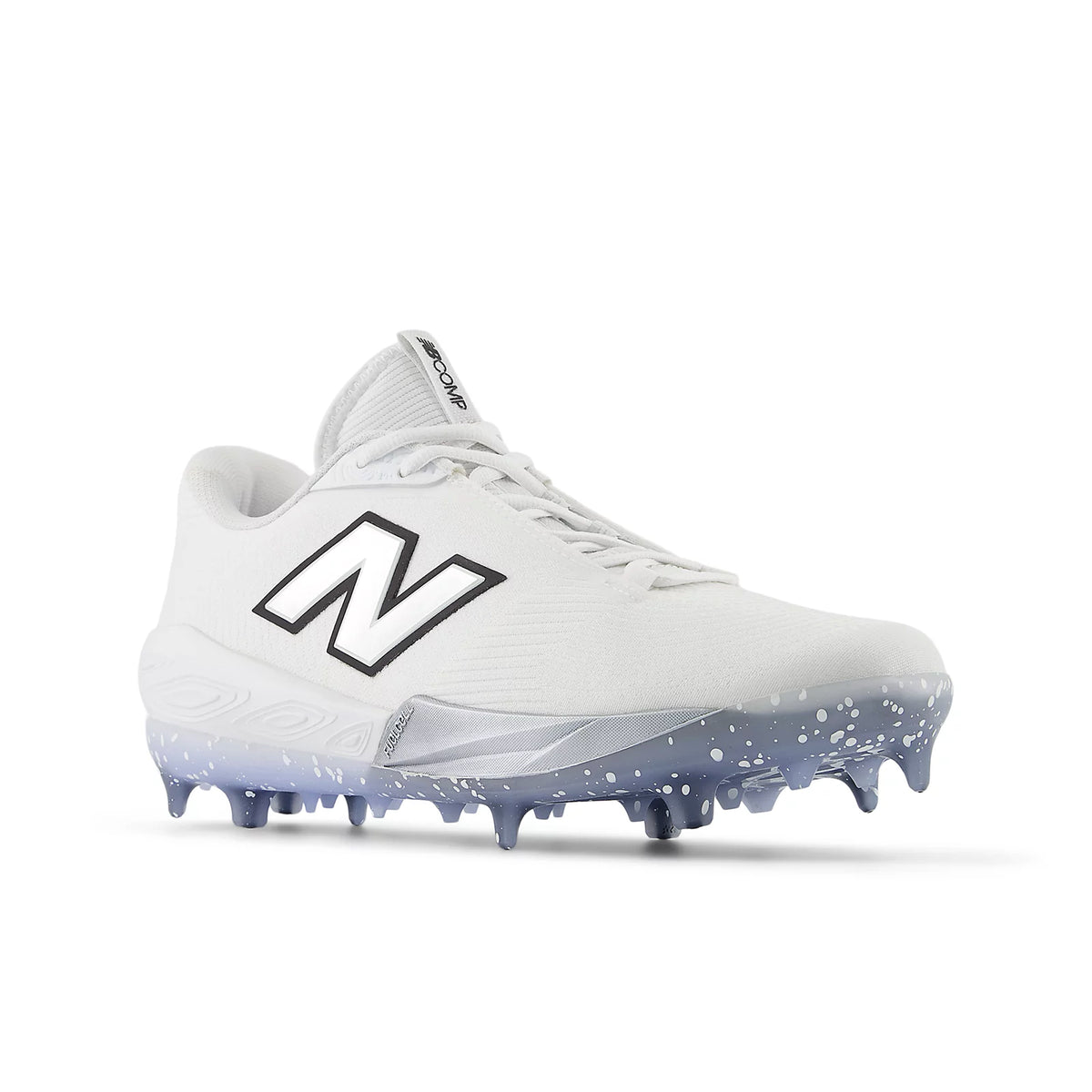 Spikes Beisbol New Balance FuelCell Compv4 Blanco Plata – Beisbolmania