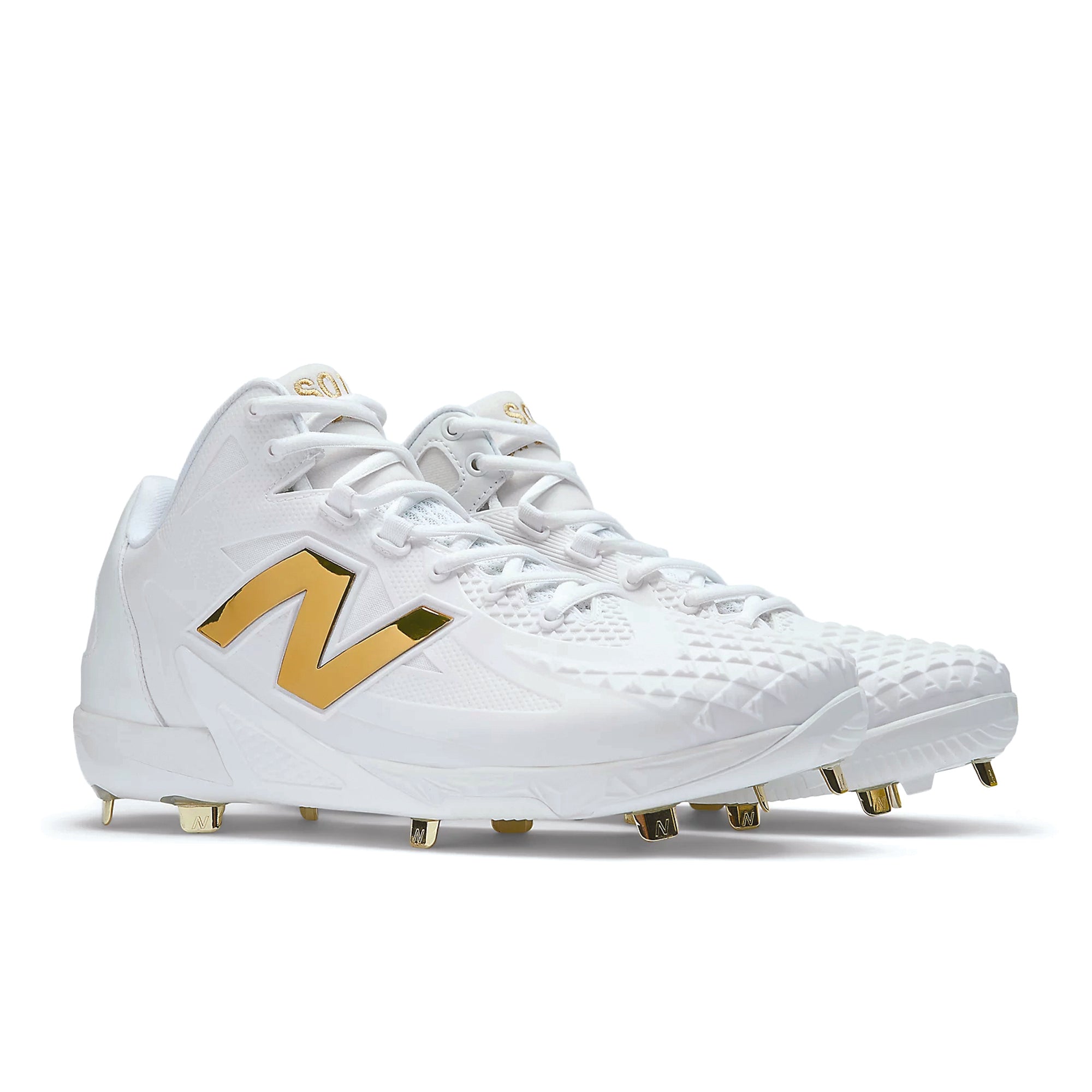 Spikes Beisbol New Balance Ohtani 1 Blanco Dorado – Beisbolmania
