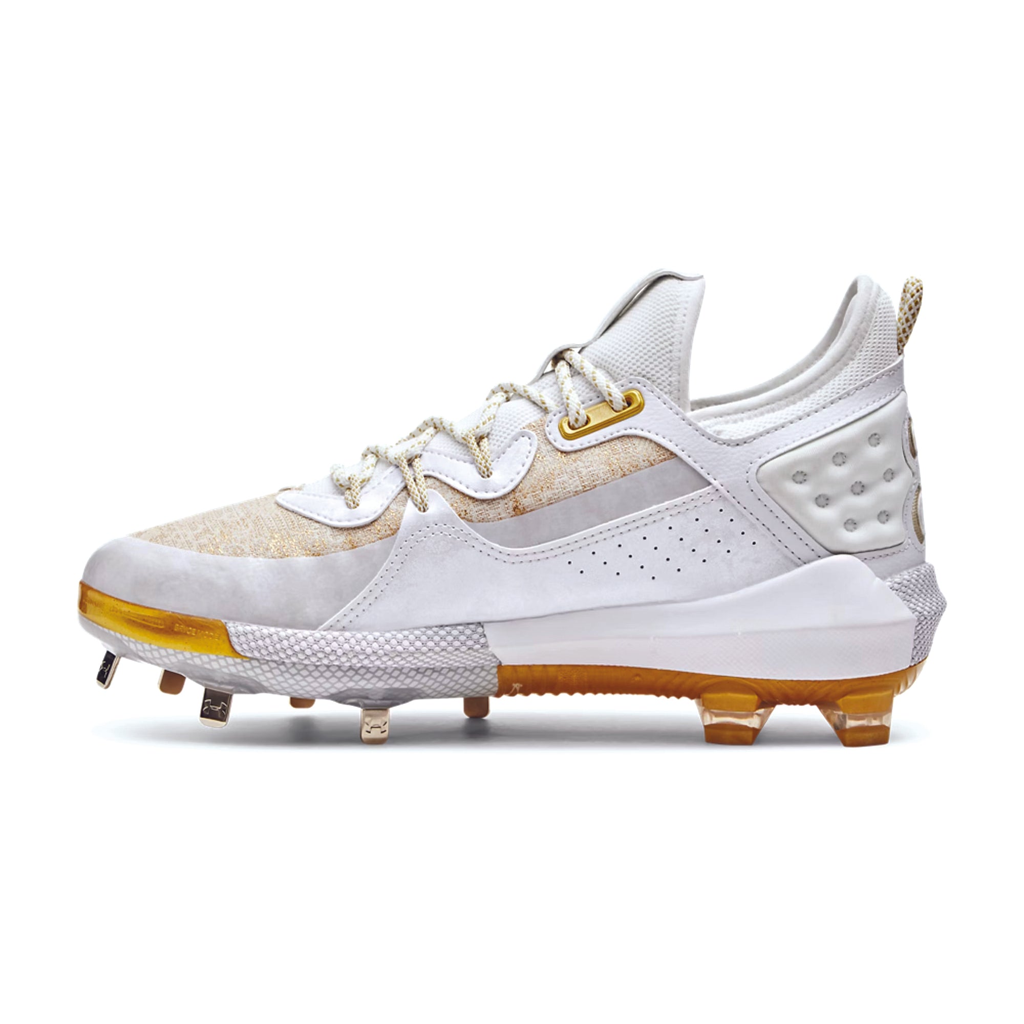 Spikes Beisbol Under Armour Harper 8 Blanco Dorado – Beisbolmania