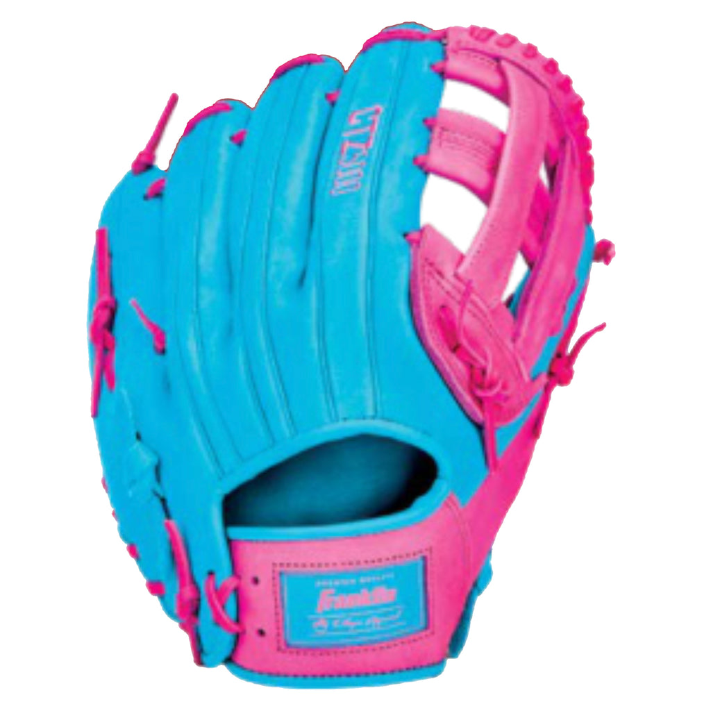 Guante Beisbol Franklin CTZ5000 Azul Rosa Lanzador Diestro – Beisbolmania