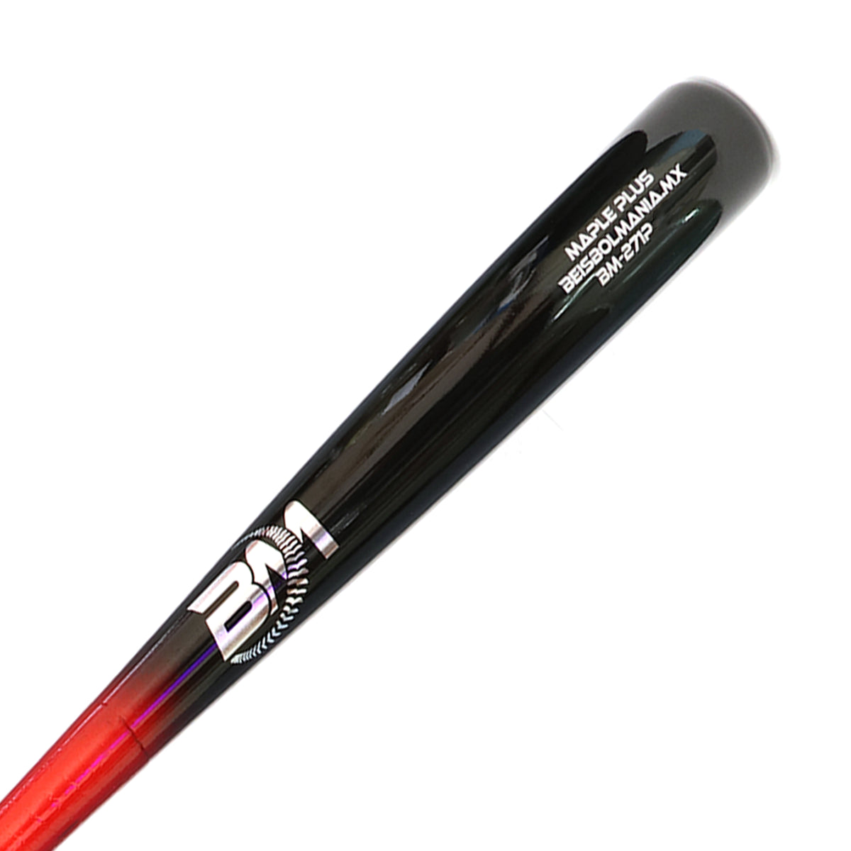 Bat Beisbol Reforzado Con Fibra de Vidrio Beisbolmania Maple Plus BM27
