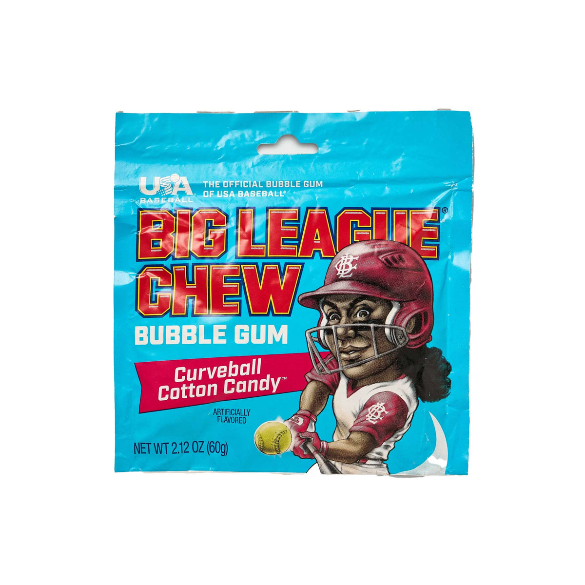 Chicle Sabor Algodon Azucar Curve Ball Big League Chew 2.12 oz ...