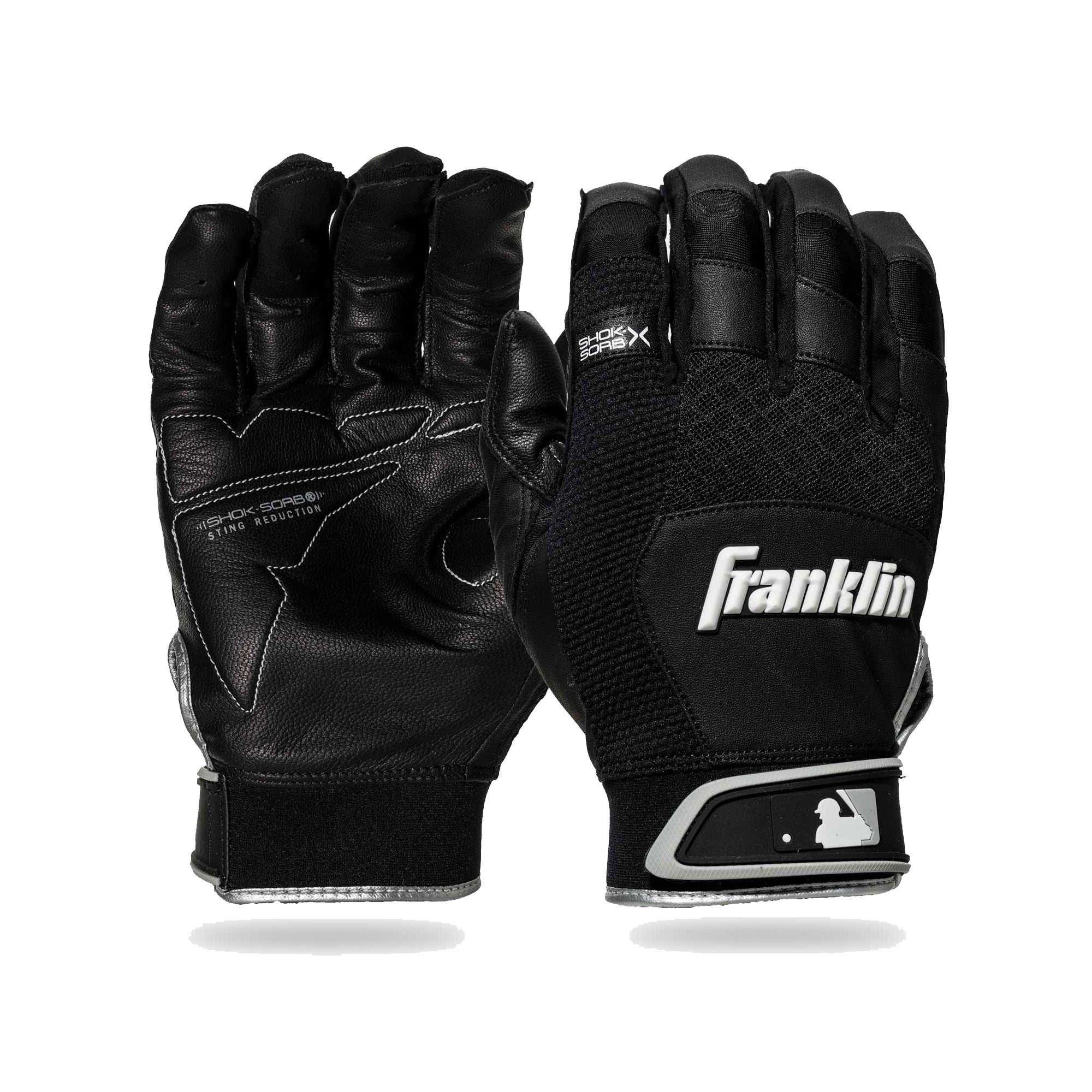 Guanteletas Beisbol Franklin Shock Sorb X Negro Adulto – Beisbolmania