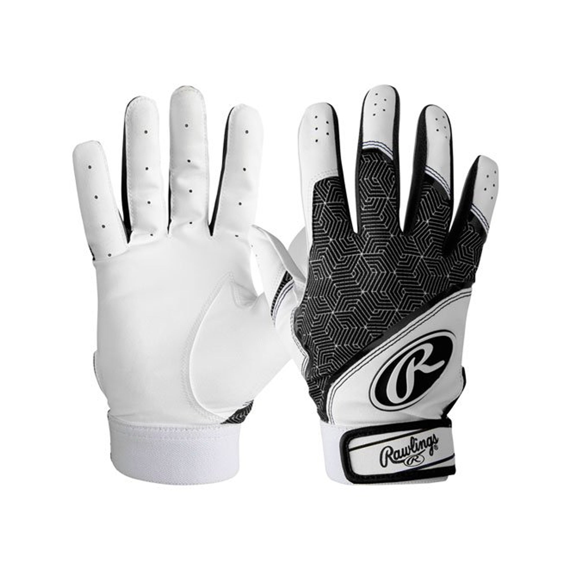 Guanteletas Beisbol Rawlings Prodigy 360 Negro Blanco ADULTO – Beisbolmania