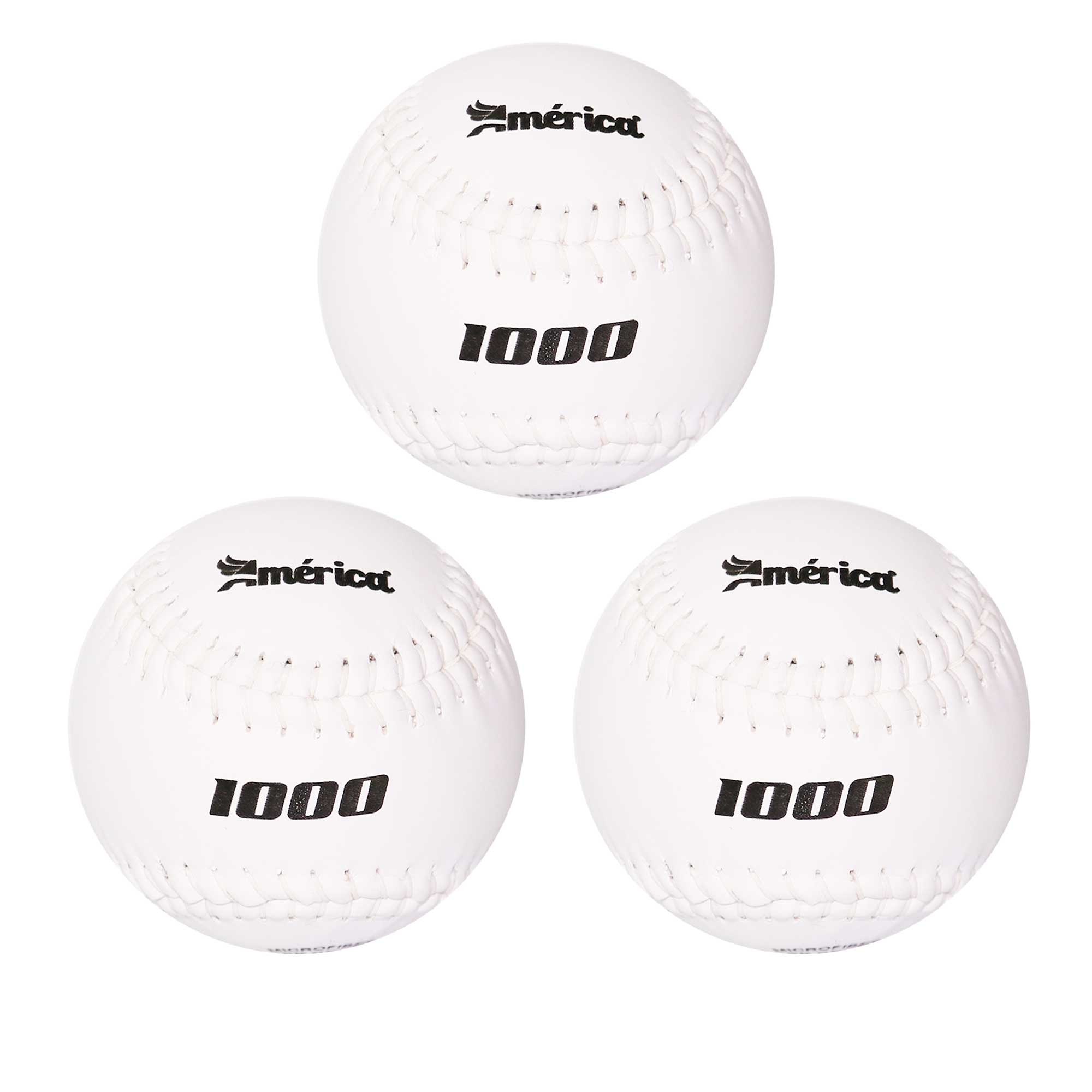 Pelota Softbol America 1000 Blanca – Beisbolmania